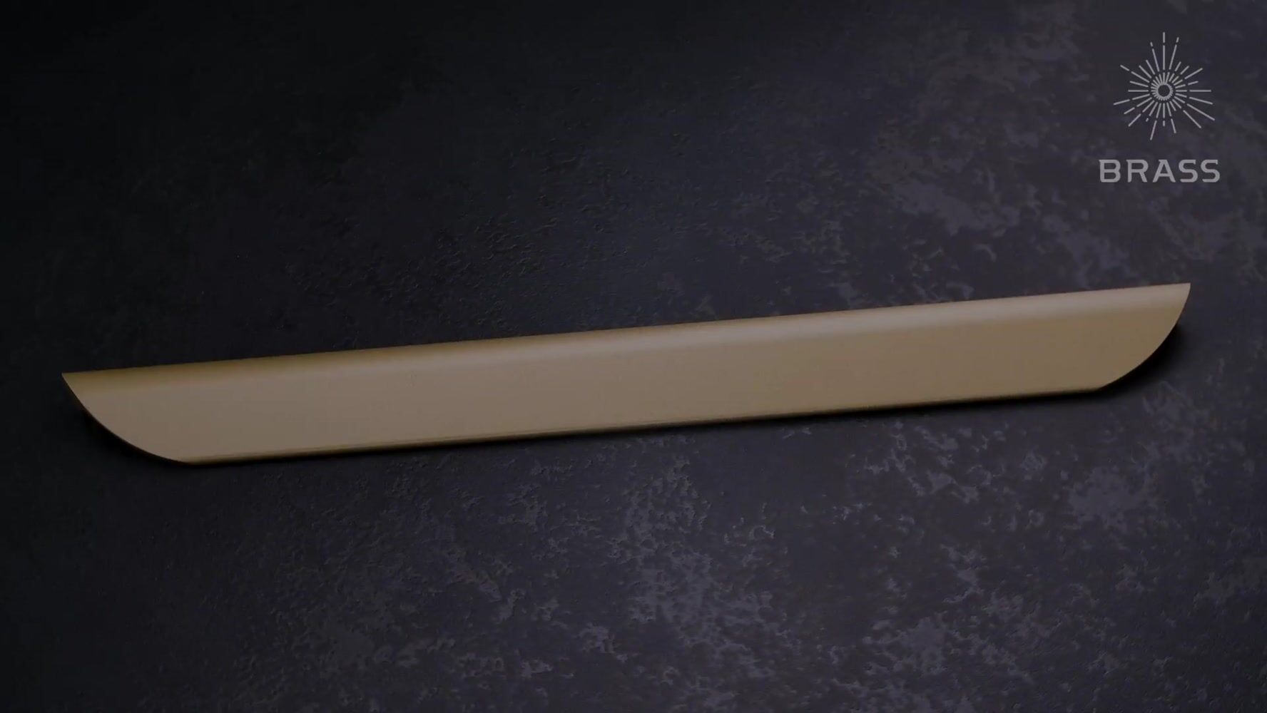 Купить 7403.0380.965 Ручка накладная, матовое золото 320 мм по цене 2 ...